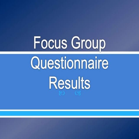 Focus group results | PPT