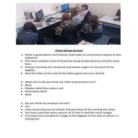 Focus group survey | DOCX