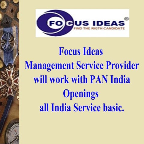 Focus ideas company profile | PPT