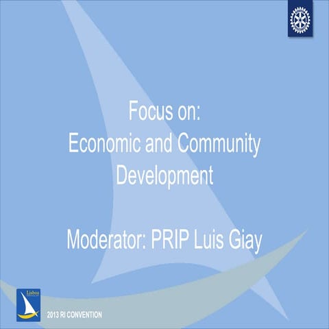 Focus on Economic and Community Development | PPTX