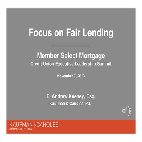 Focus on Fair Lending | PDF