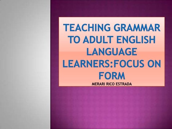 Grammar | PPT