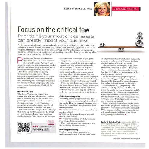 Focus on the critical few | PDF