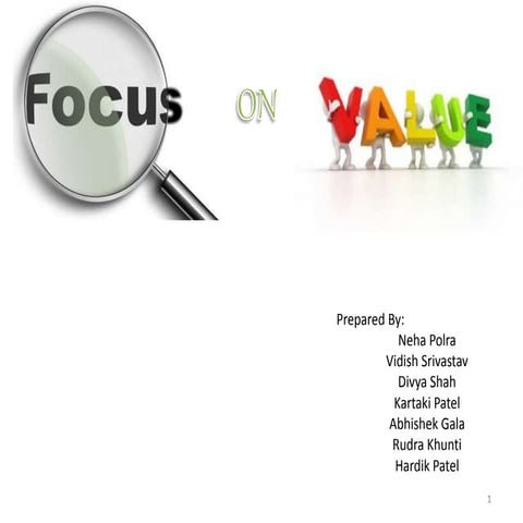 Focus on values | PPTX