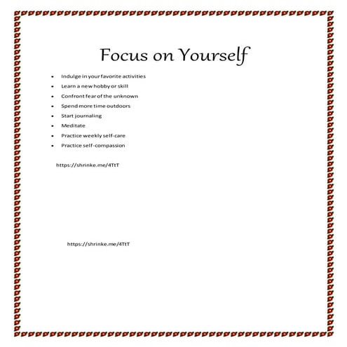 Focus on Yourself.docx
