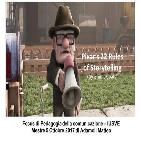 Storytelling & Pixar: 22 rules. | PDF | Screenwriting | Content Production