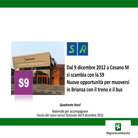 Nuova Linea S9 - Focus di Cesano Maderno | PDF