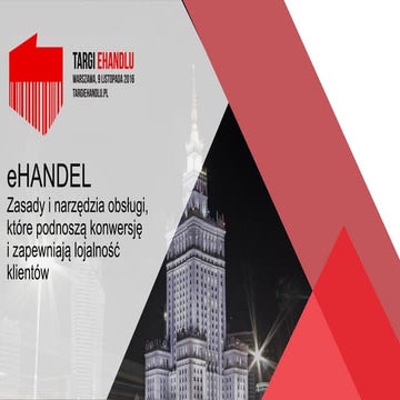Xi Targi Ehandlu Focus Telecom Tomasz Paprocki Pdf Business Business And Finance