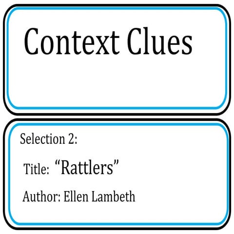 Unit 2 Story 2 Rattlers | PDF