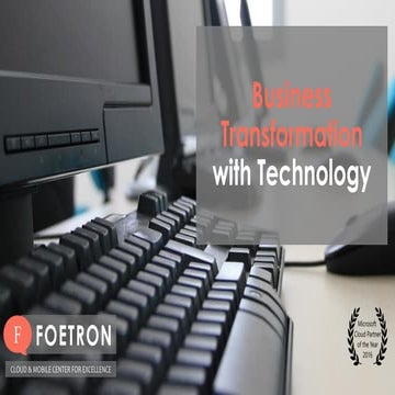 Foetron - Your Business Transformation Partner | PDF | Cloud Computing | Internet
