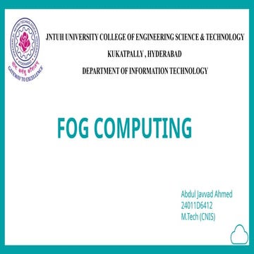 Fog Computing | PDF