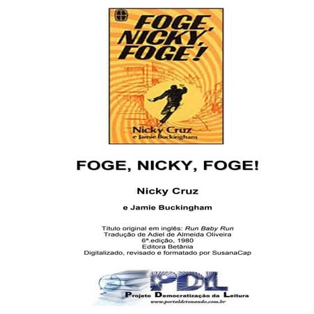 Foge, nicky, foge167 | PDF