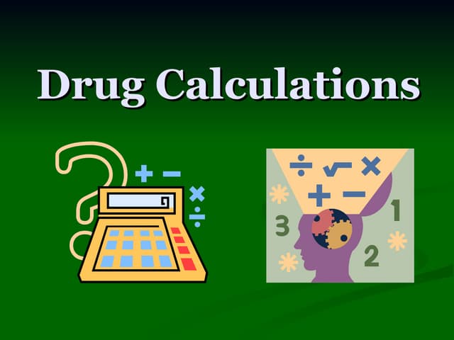 1. Drug Dose calculation.pdf for veterinary | PDF