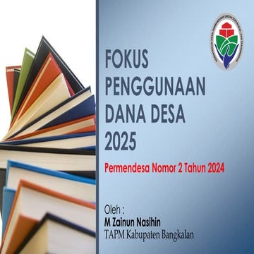 FOKUS PENGGUNAAN DANA DESA 2025 desa bisa.pdf