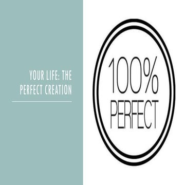 Olga Nardy – Your Life: The Perfect Creation | PPT
