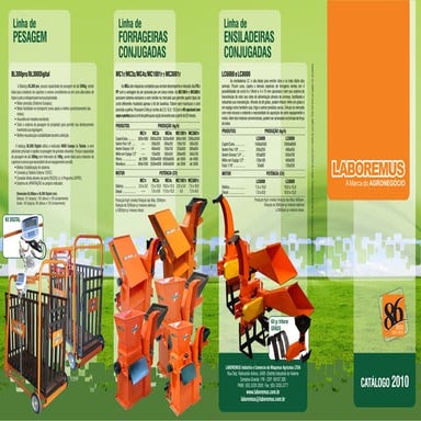 Folder Laboremus Linha Agrícola 2010 | PDF