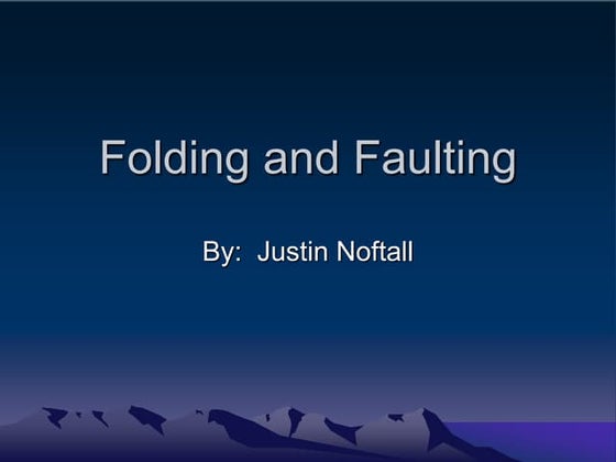 Different Types of Fault Movements | PPT