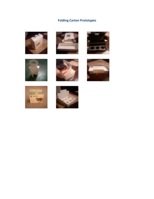 Kimberly Clark Prototypes | PDF