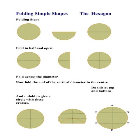 Folding hexagon simple shapes | PDF