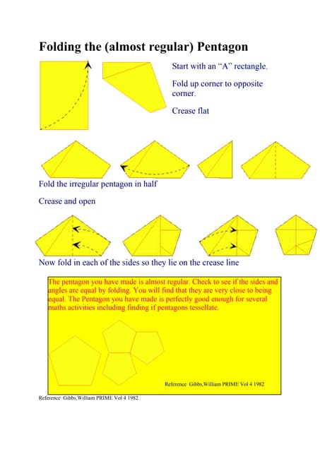 Folding hexagon simple shapes | PDF