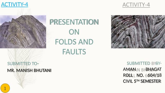 Fault and its classification | PPTX