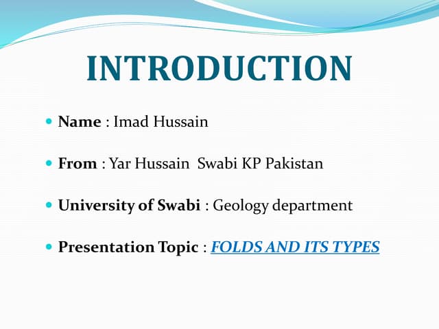 Fold, its element, classification & Mechanism | PDF
