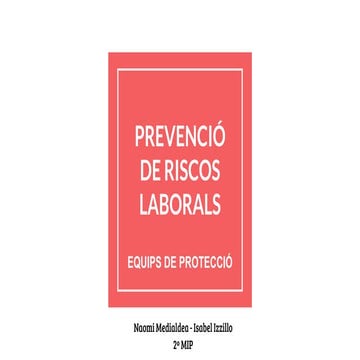 Fol equips proteccio | PPT