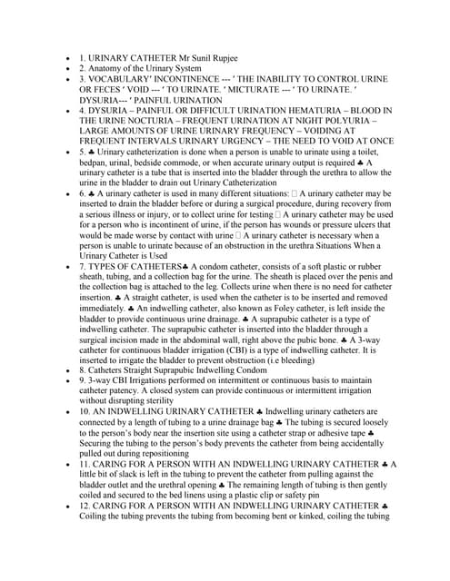 FOLEYS CATHETER | PPTX | First Aid | Injuries