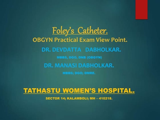 Catheterization | PPT
