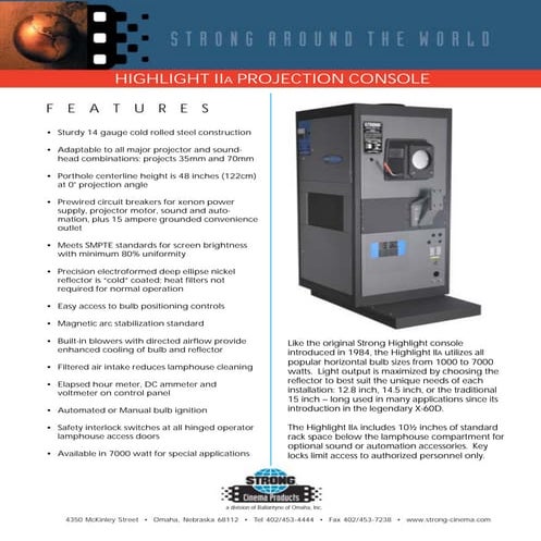 Folheto strong console hi lite 2a | PDF