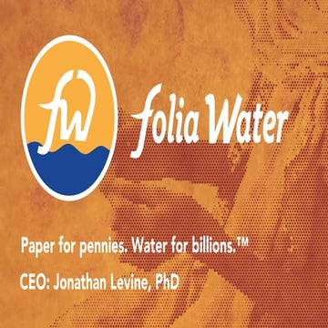 Folia Water | PPT