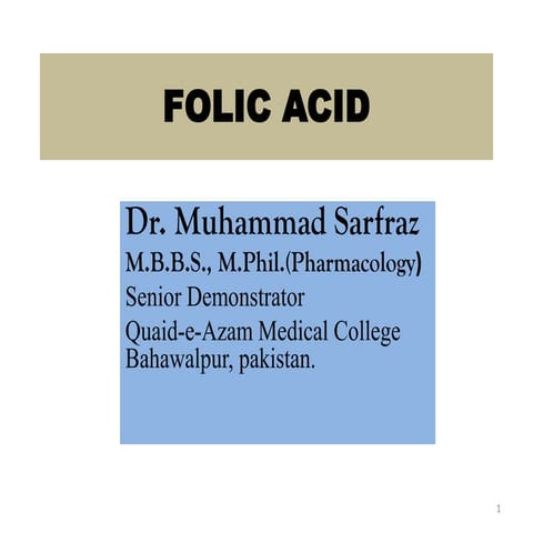 Folic acid | PDF