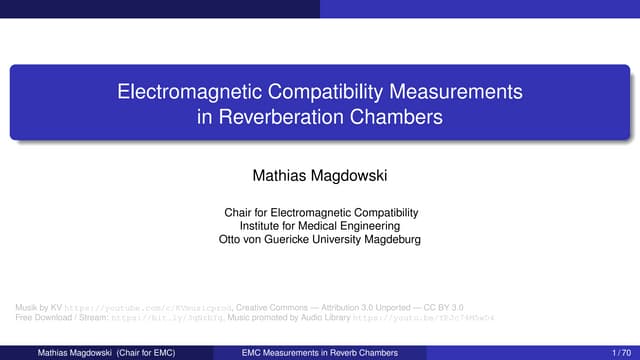 Electromagnetic Compatibility Measurements In Reverberation Chambers Ppt