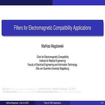 Filters for Electromagnetic Compatibility Applications | PPT