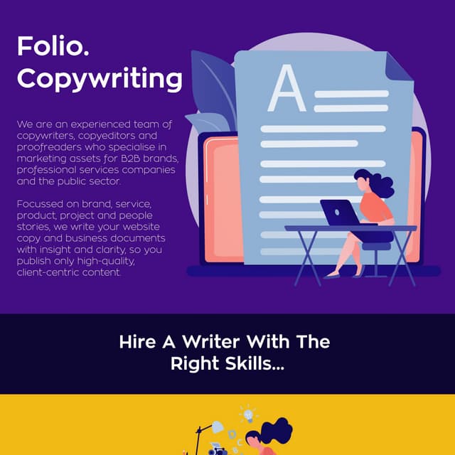 Folio copywriting infographic | PDF