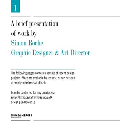 Simon Roche's design tasting menu | PPT