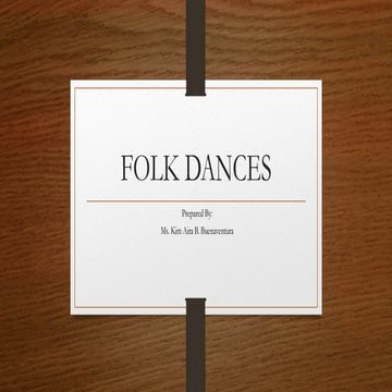 Folk dances | PPTX