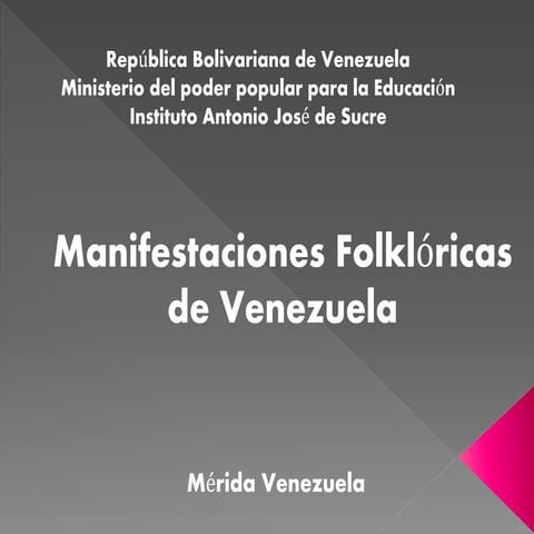 Folklore de Venezuela | PPTX