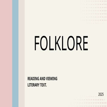 Folklore.1[1].pptx Understanding Folklore | PPTX