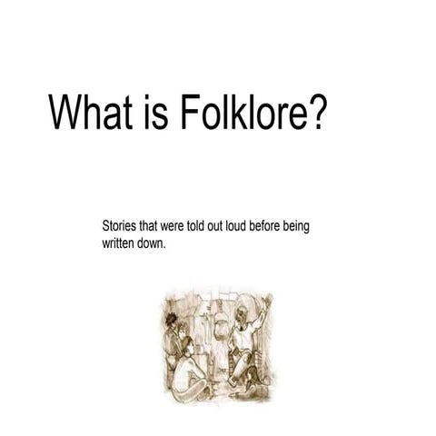 Folklore 4th Grade | PPT