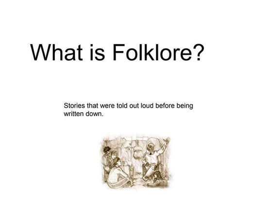 Introduction to folktales | PDF