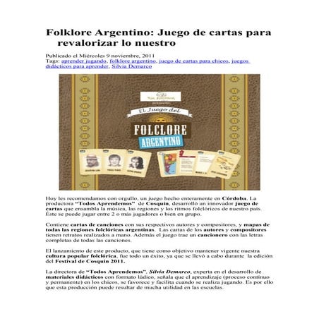 Folklore argentino | DOC