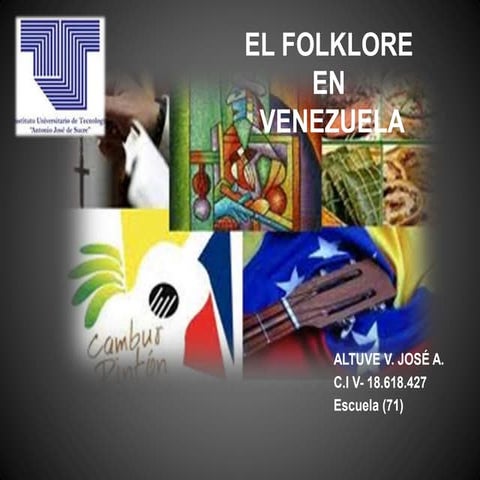 Folklore en venezuela | PPTX