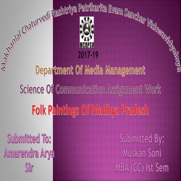 Folk paintings ppt | PPTX