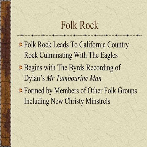 Folk Rock | PPTX