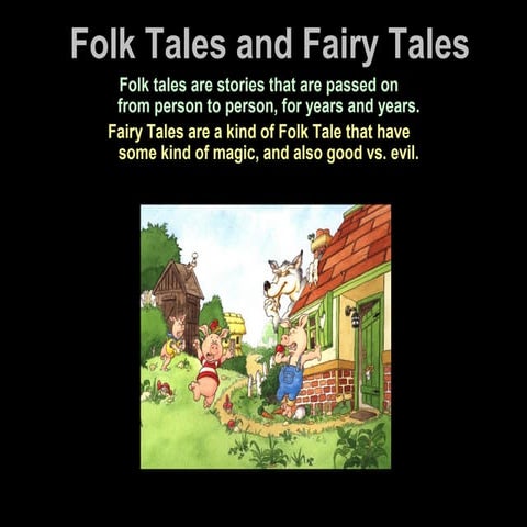 Folk tales and fairy tales | PPT