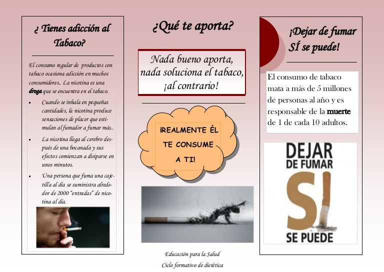 Triptico Del Cigarrillo