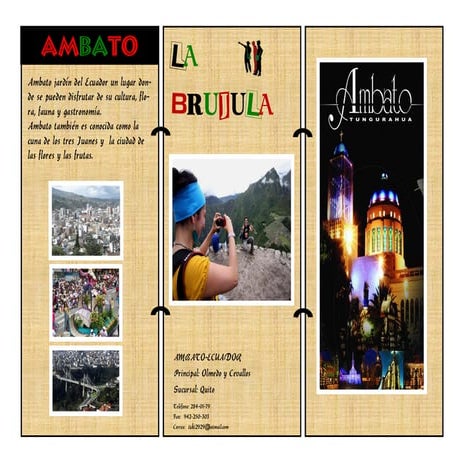 Triptico parís (inglés) | PPTX
