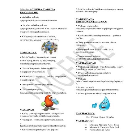 FOLLETO EN QUECHUA | DOCX