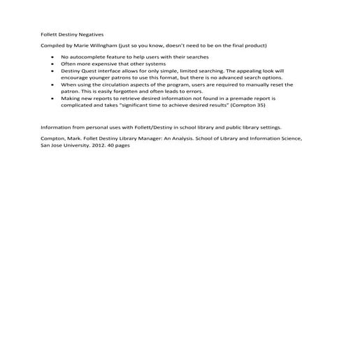 Follett destiny negatives | DOCX
